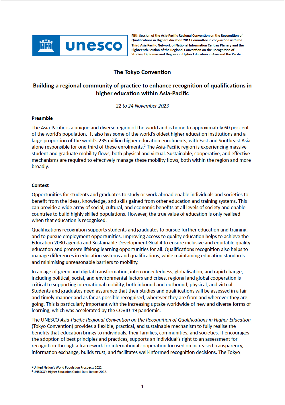 Fifth Session of the Tokyo Convention Committee and Third APNNIC ...